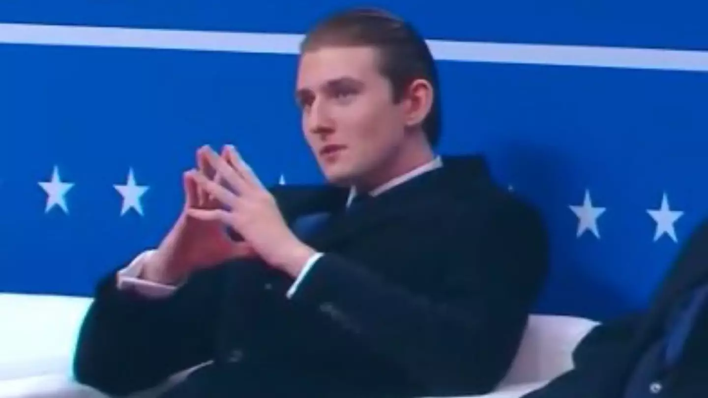 Body language expert reveals 'hidden meaning' behind Barron Trump's ...