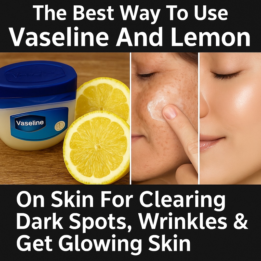 Benefits of Vaseline and Lemon on Skin - Amazing