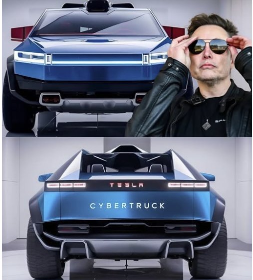 Tesla CEO Elon Musk releases new design of the 2025 Tesla Cybertruck ...