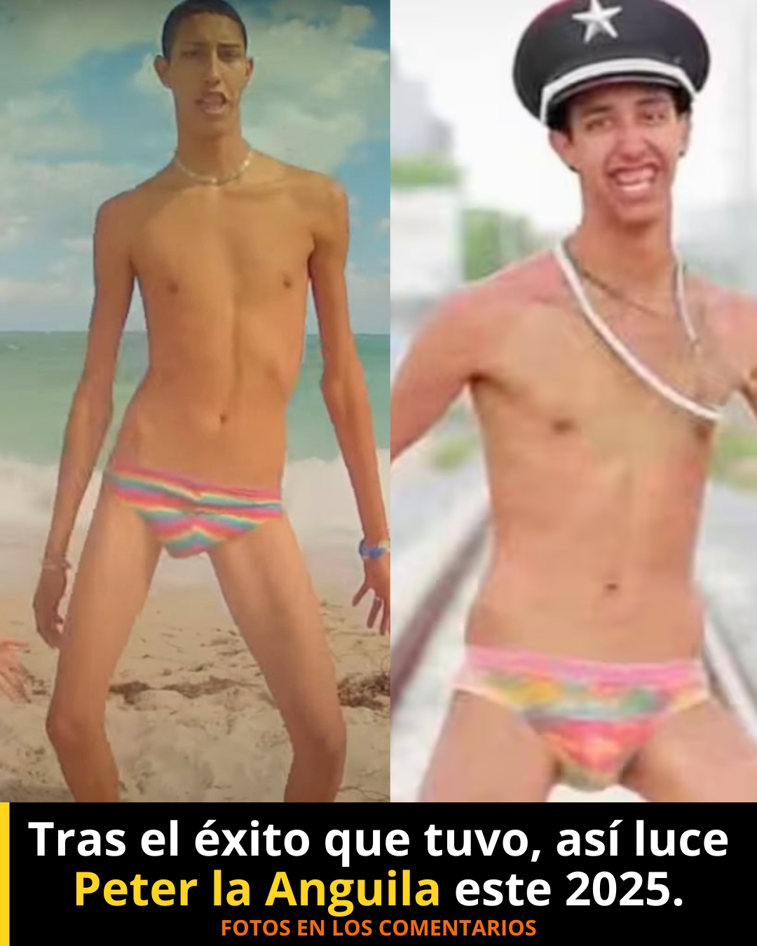 Remember Peter 'the Eel'? This is what he looks like today, and this is what he does for a ...